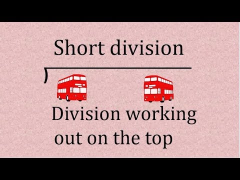 Short division bus stop method with remainders. Step by step, made easy ...