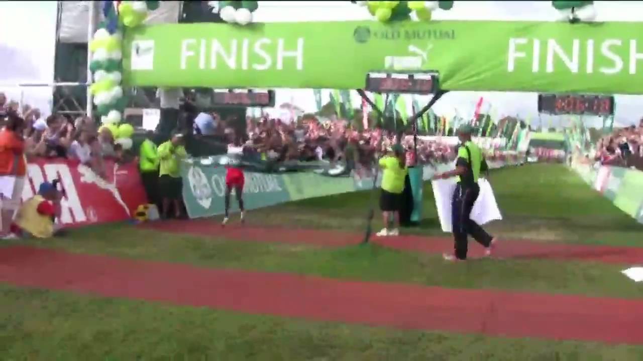 The Two Oceans Finish Line - YouTube