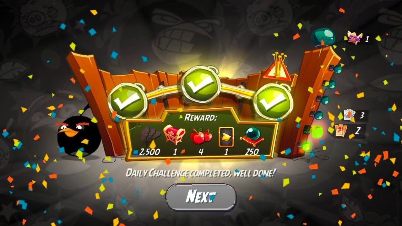 Angry Birds 2 Daily Challenge Today Super Bird Bomb Blast Saturday ...