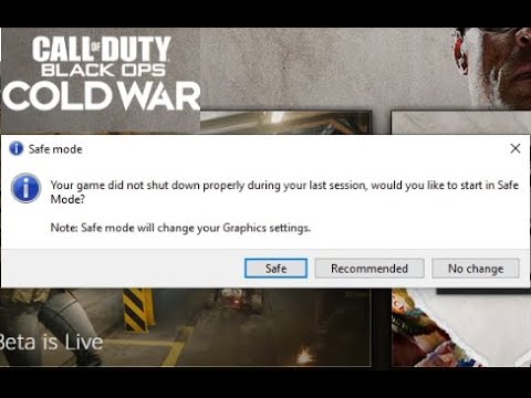 Your game did not shut down properly durin g last session - call of ...