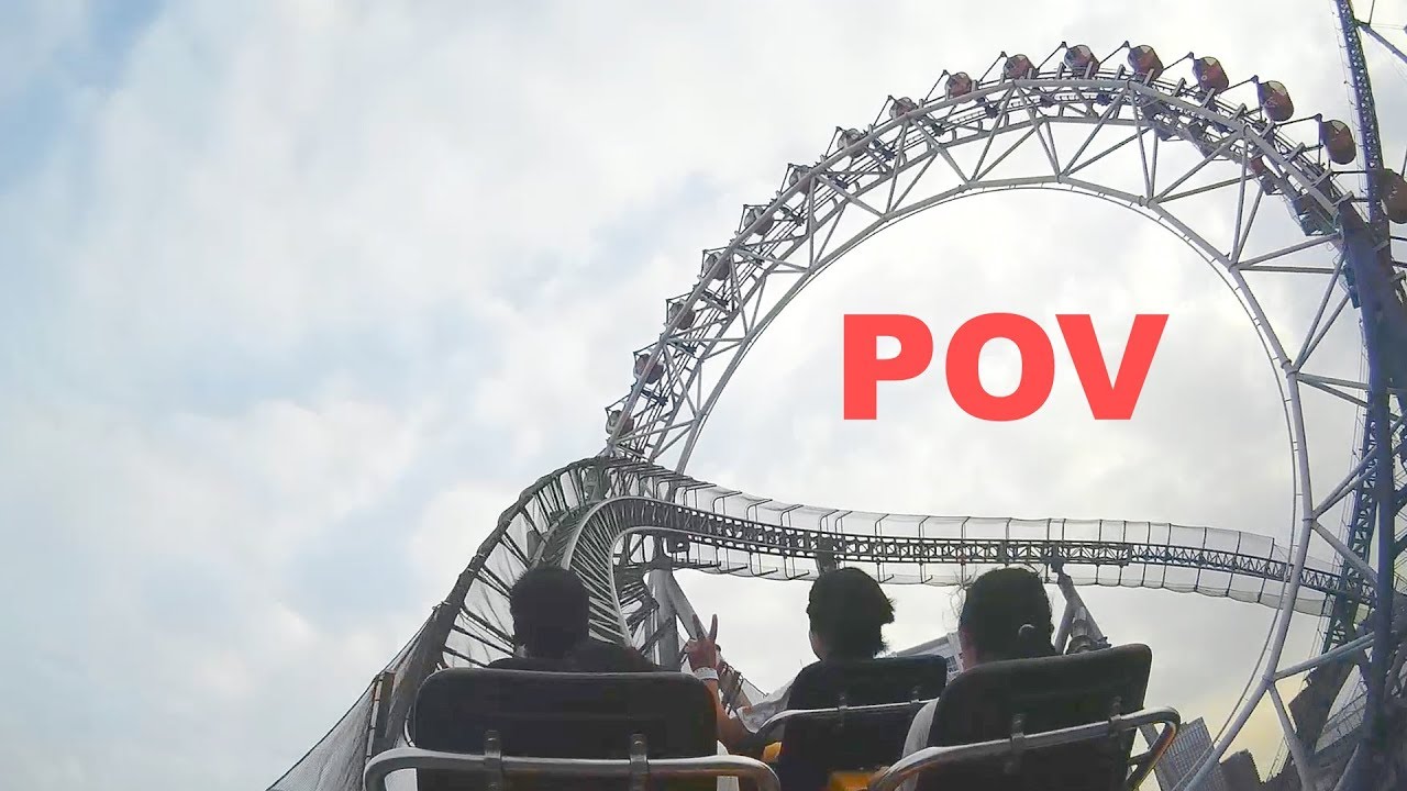 [HD POV] Thunder Dolphin - Tokyo Dome City Roller Coaster Japan - YouTube