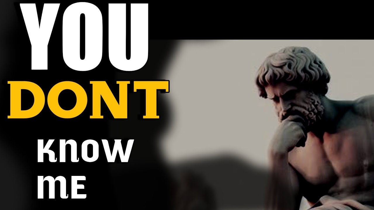 6 Stoic Lessons on The art of THINKING/Mind CLEARLY | STOICISM by ...