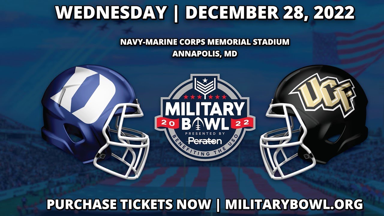 2022 Military Bowl | Duke vs UCF - YouTube