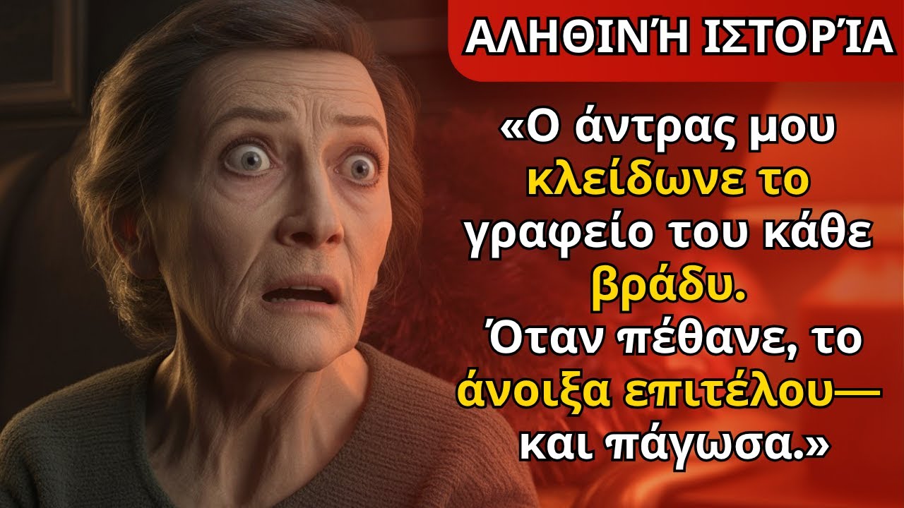 Ο άντρας μου κλείδωνε το γραφείο κάθε βράδυ. Όταν πέθανε, το άνοιξα ...