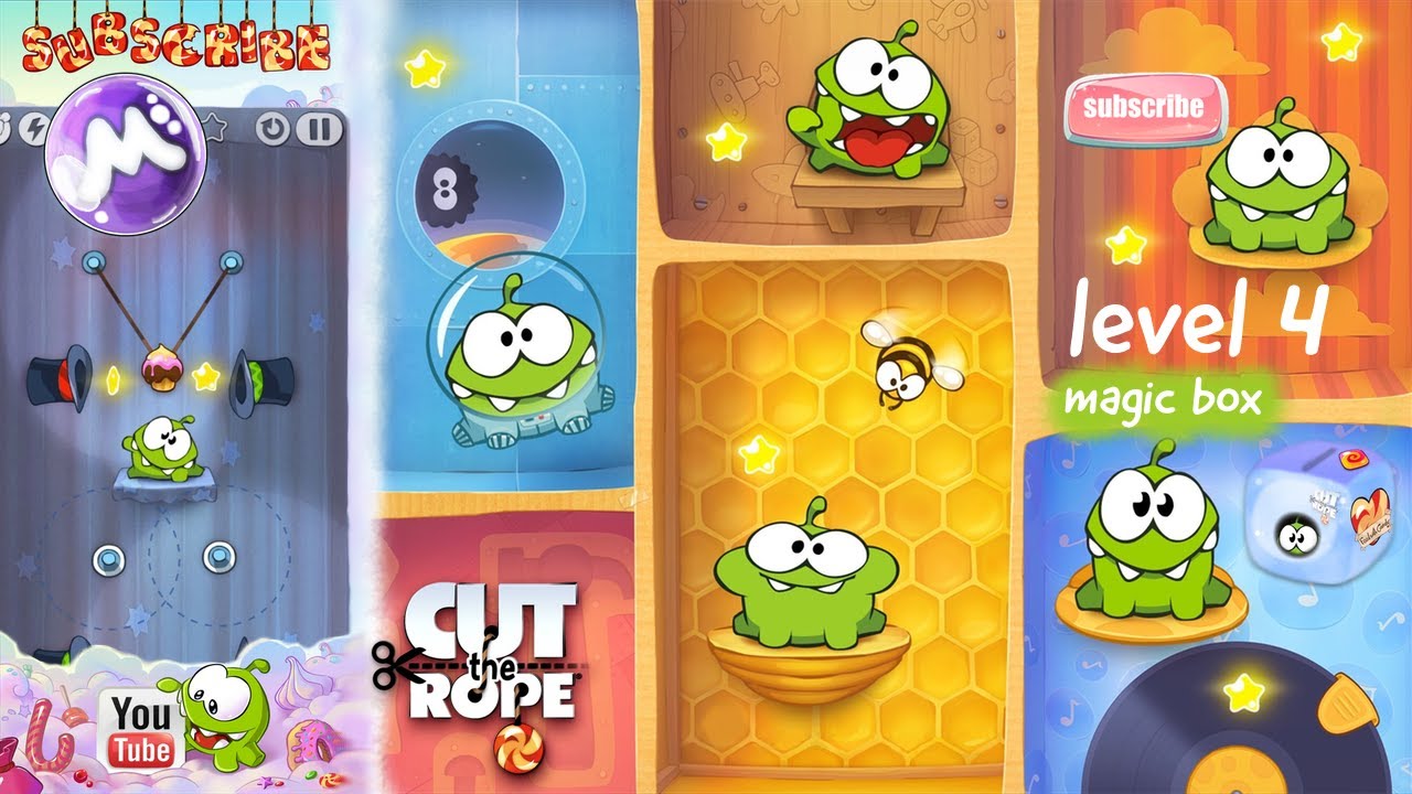 Cut the Rope MAGIC BOX Level 4 - YouTube