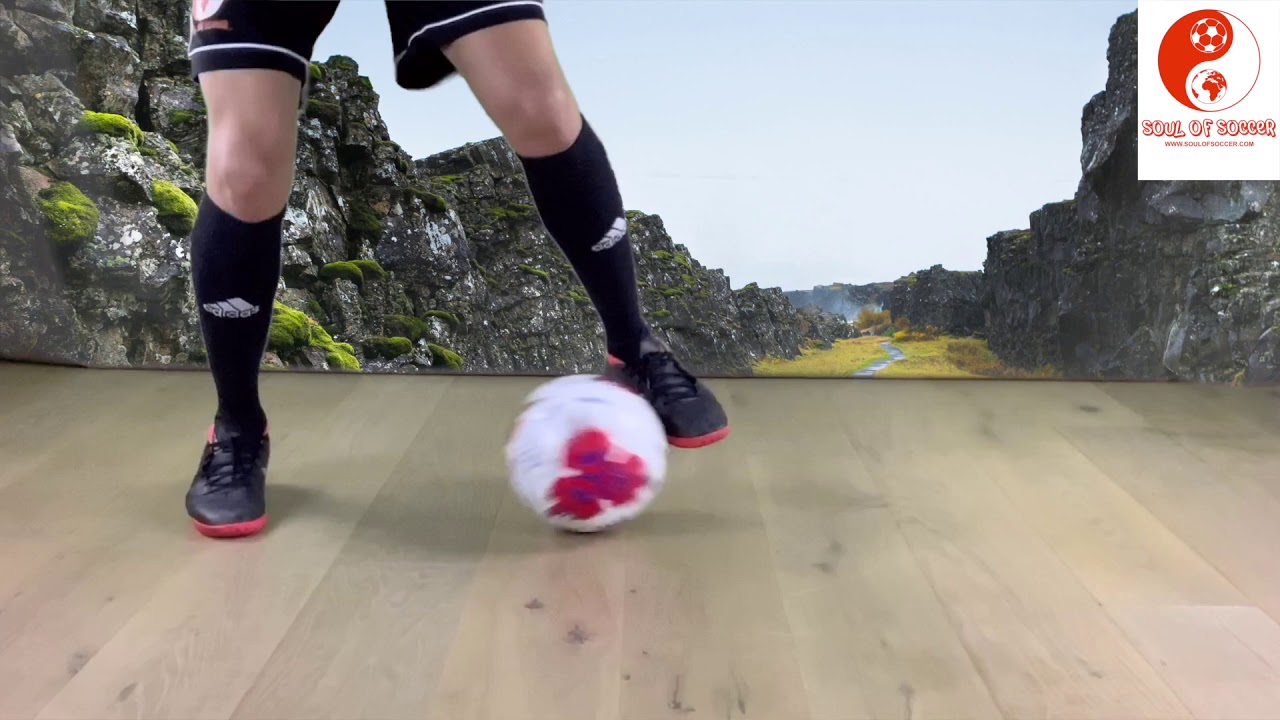 Foundation with sole of foot crossover in front - YouTube