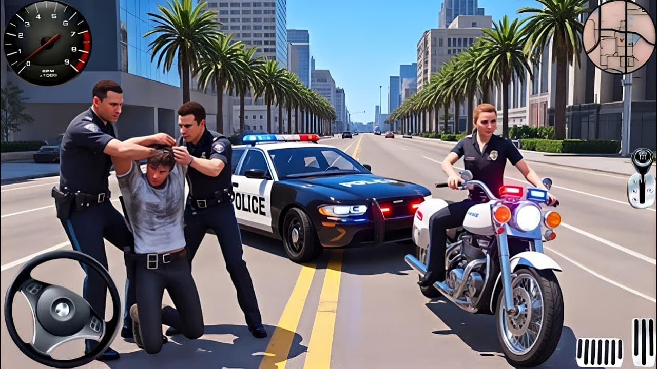 Police Car Chase Simulator 3D Games - Real Cop Cars Police Driving ...