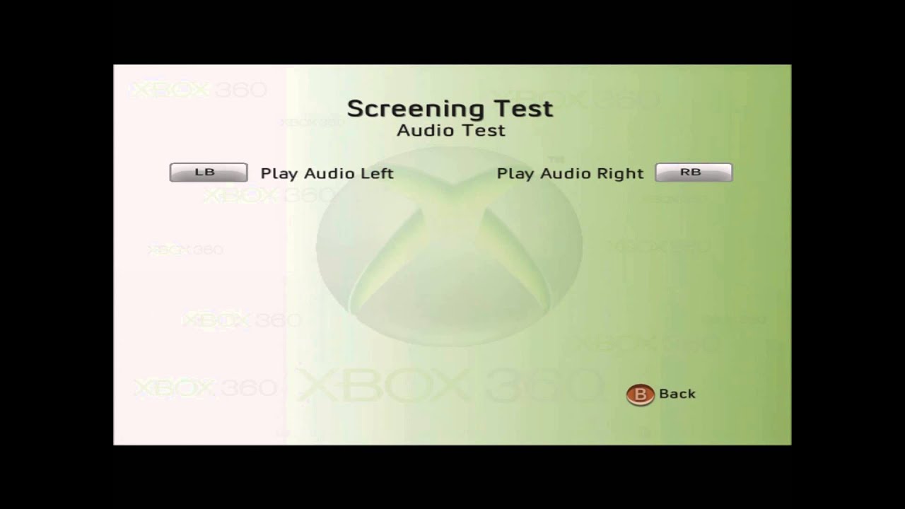Xbox 360 Manufacturing Mode - YouTube