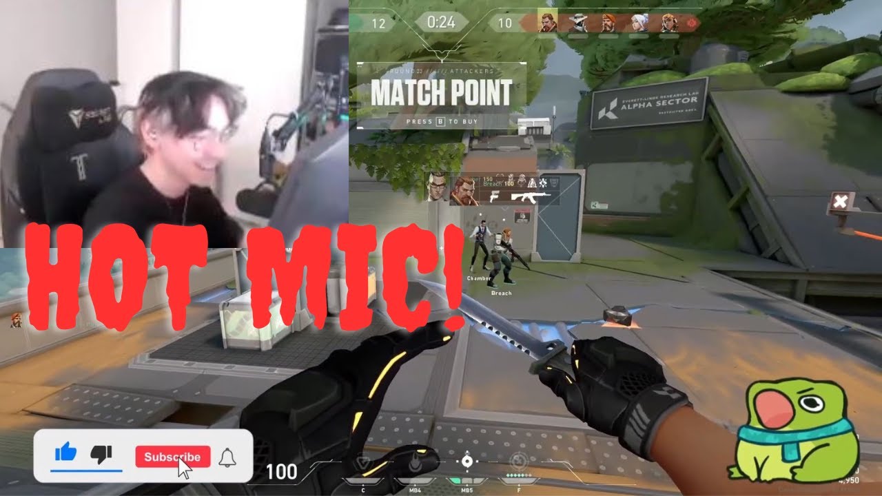 SEN Tenz's Toxic Hot Mic While Playing with Kyedae - YouTube