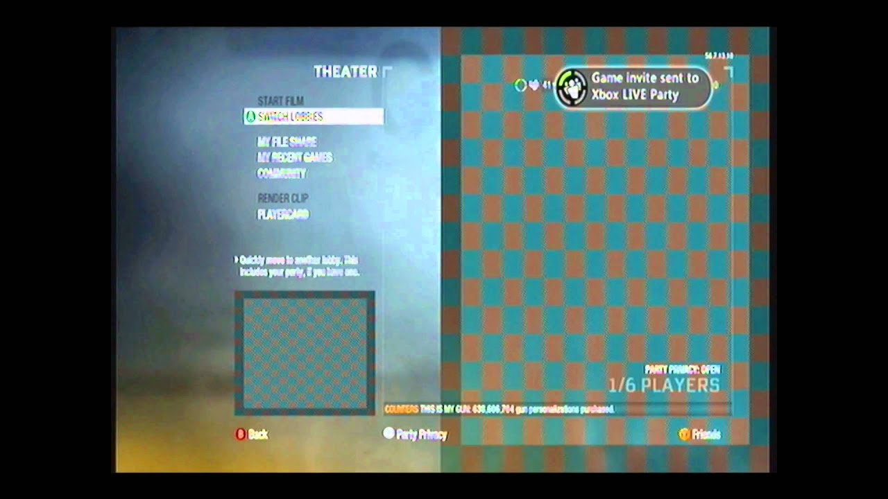 Black Ops Checkerboard Lobby Glitch - YouTube