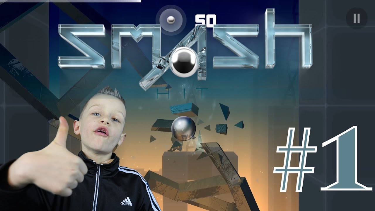 Smash Hit #1 I'm throwing metal balls and smashing crystals and glass ...