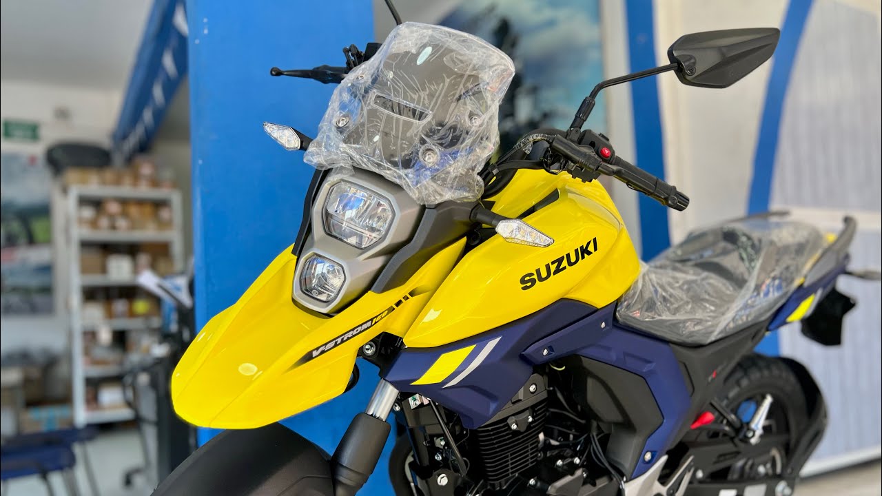 Conociendo la Nueva SUZUKI VSTROM 160 Fi y Abs 🔥 - YouTube