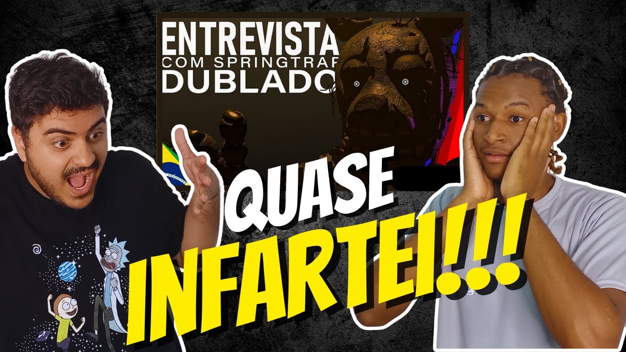 (REACT) FNAF Interview DUBLADO (Ironmaster) - Porque gravamos isso ...