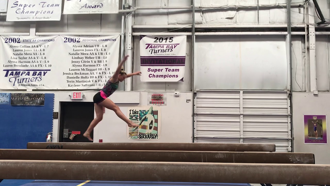 Side sumi on beam - YouTube