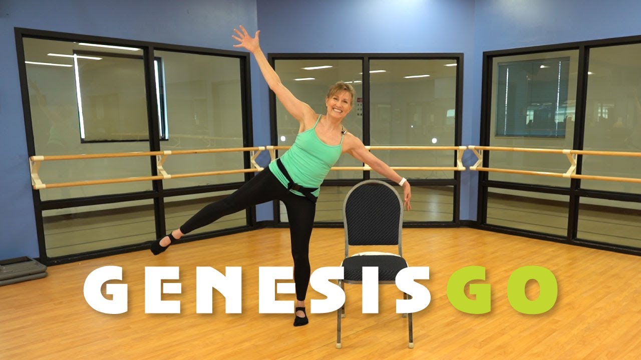 20 Minute Chair Yoga At Home Workout | Genesis Go - YouTube