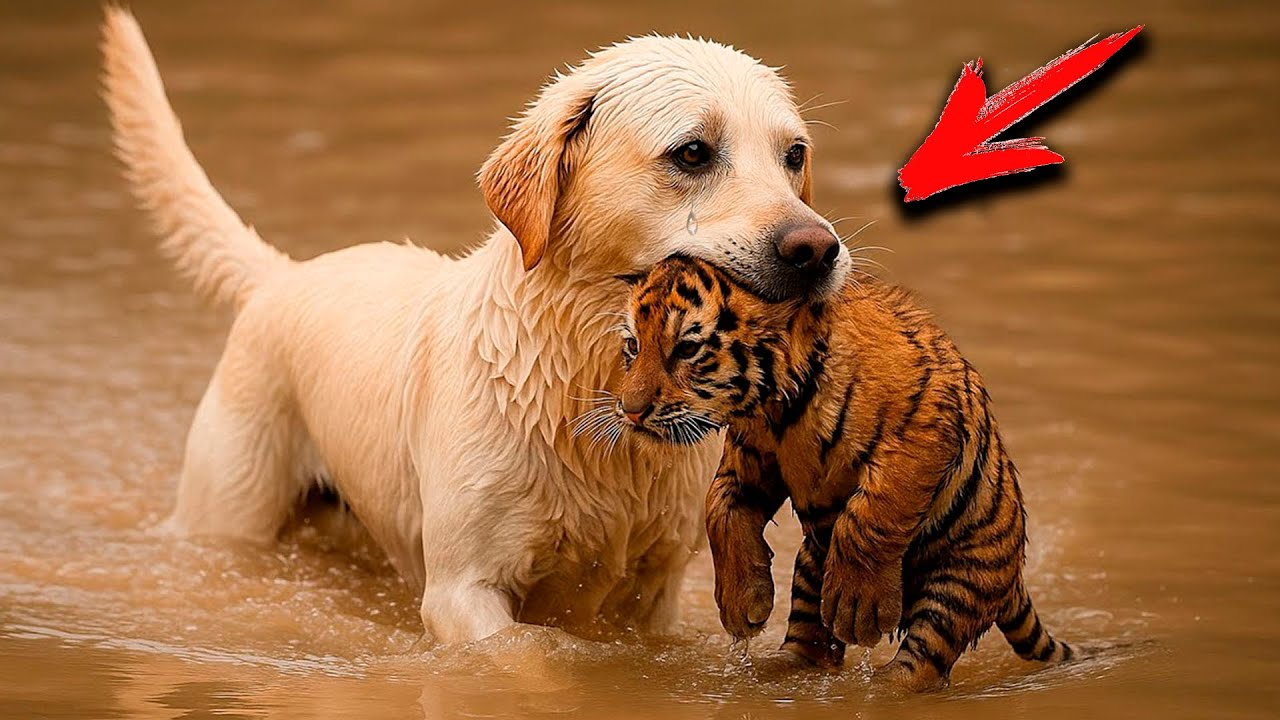 Dog Saved A Drowning Tiger Cub What The Tigers Did Next Is Simply ...