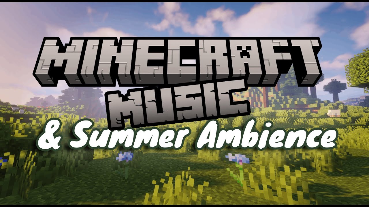 Relaxing Minecraft Music with Summer Ambience and Cicadas (Study/Work) - YouTube