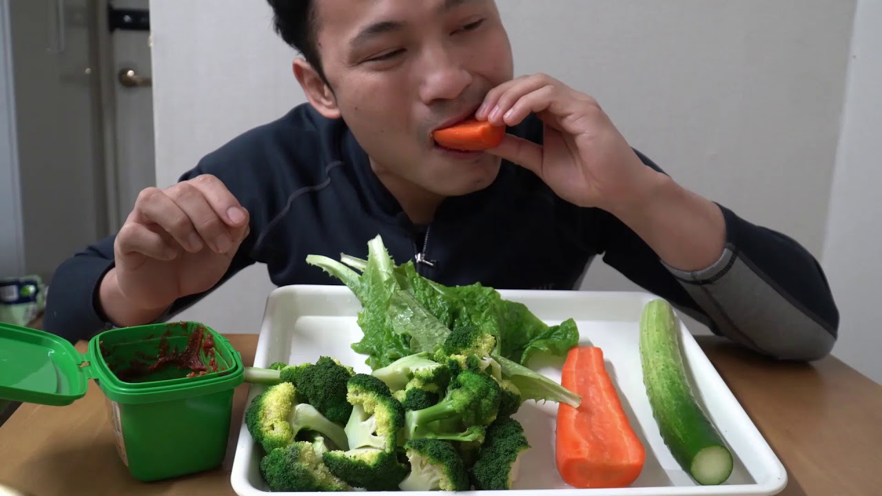 Vegetable mukbang | Nepali | |Sandesh Limbu| - YouTube