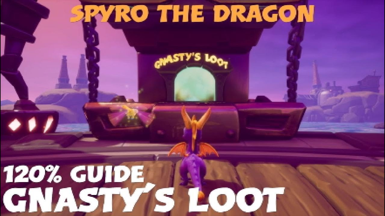 Spyro The Dragon 120% Guide - GNASTY'S SECRET LEVEL (PS5) - YouTube