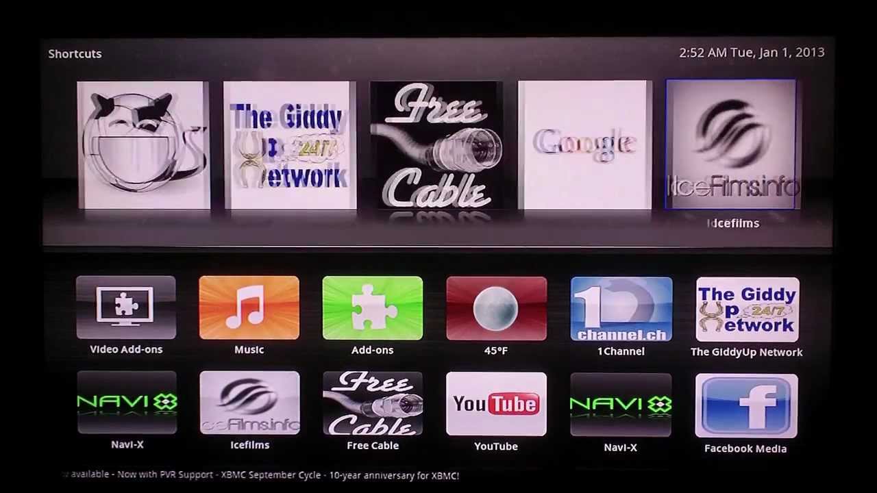 XBMC - How to Customize Si02 skin - How to Edit Top Shelf Icons - YouTube