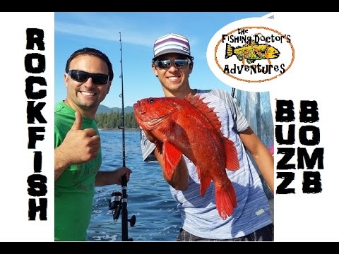 How to Jig Buzz Bomb Rockfish Fishing - YouTube