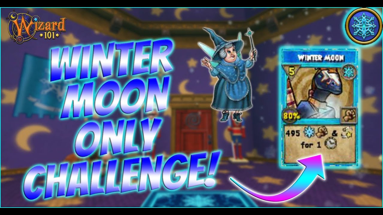 Wizard101: Max Ice PvP (150) Winter Moon ONLY Challenge! (Ft. CompassGL ...