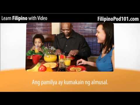 Learn Filipino with Pictures and Video - Talking About Your Daily ...