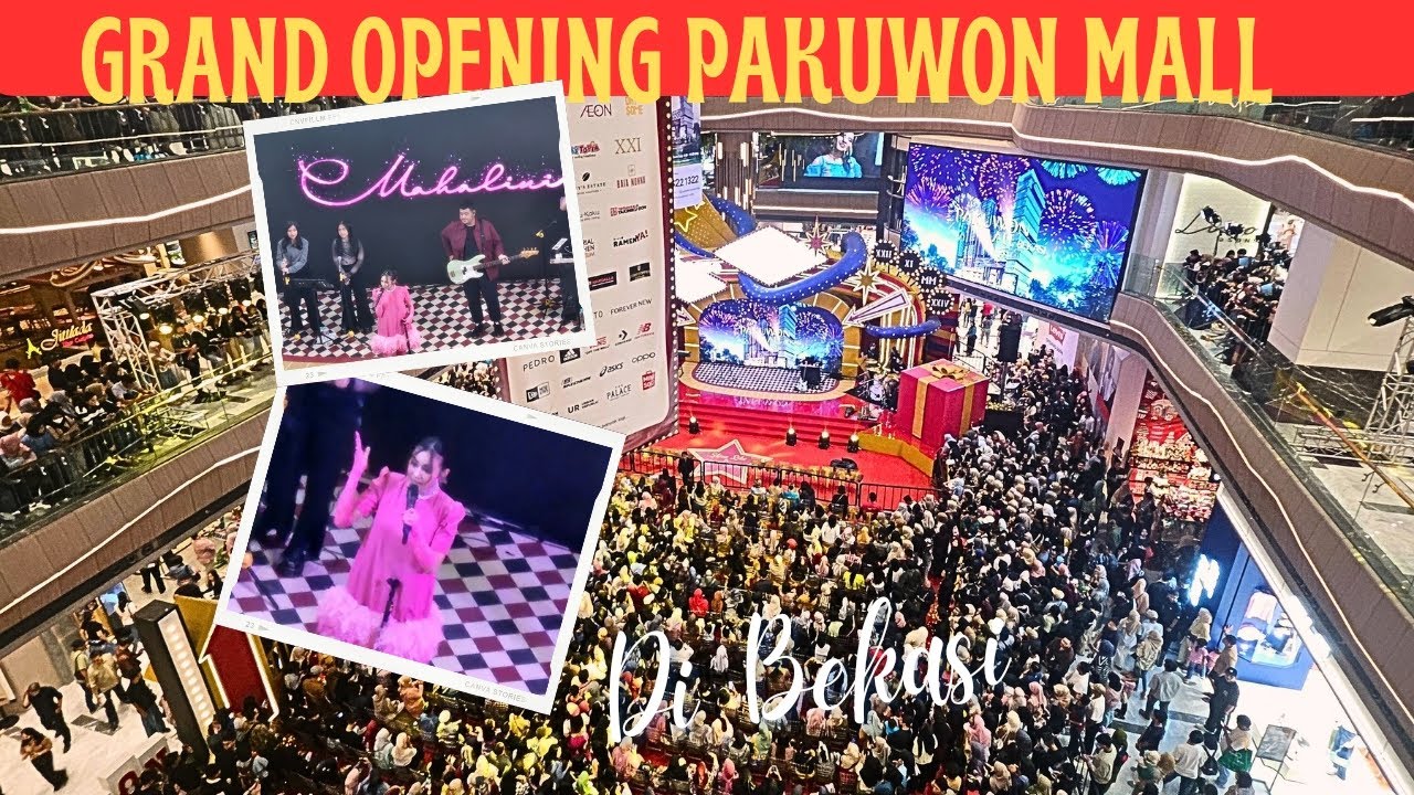 Grand opening Pakuwon mall bekasi,launching mall terbesar dan terbaru ...