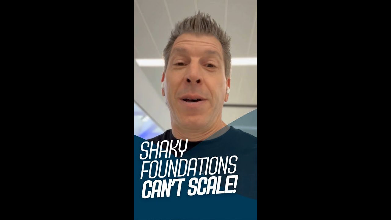 Shaky Foundations Can't Scale - YouTube