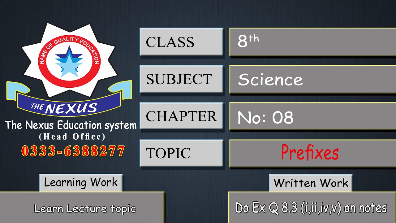 8th Class Science Lecture 7 Chapter No 8 2020 YouTube 8th-class-science-lecture-7-chapter-no-8-2020-youtube