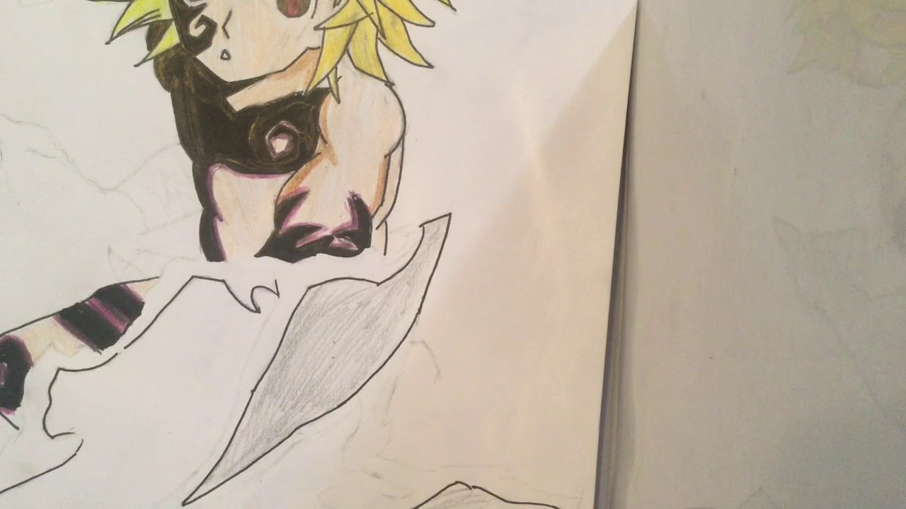 First Video of Reboot | Drawing Demon Rage Meliodas | Seven Deadly Sins ...
