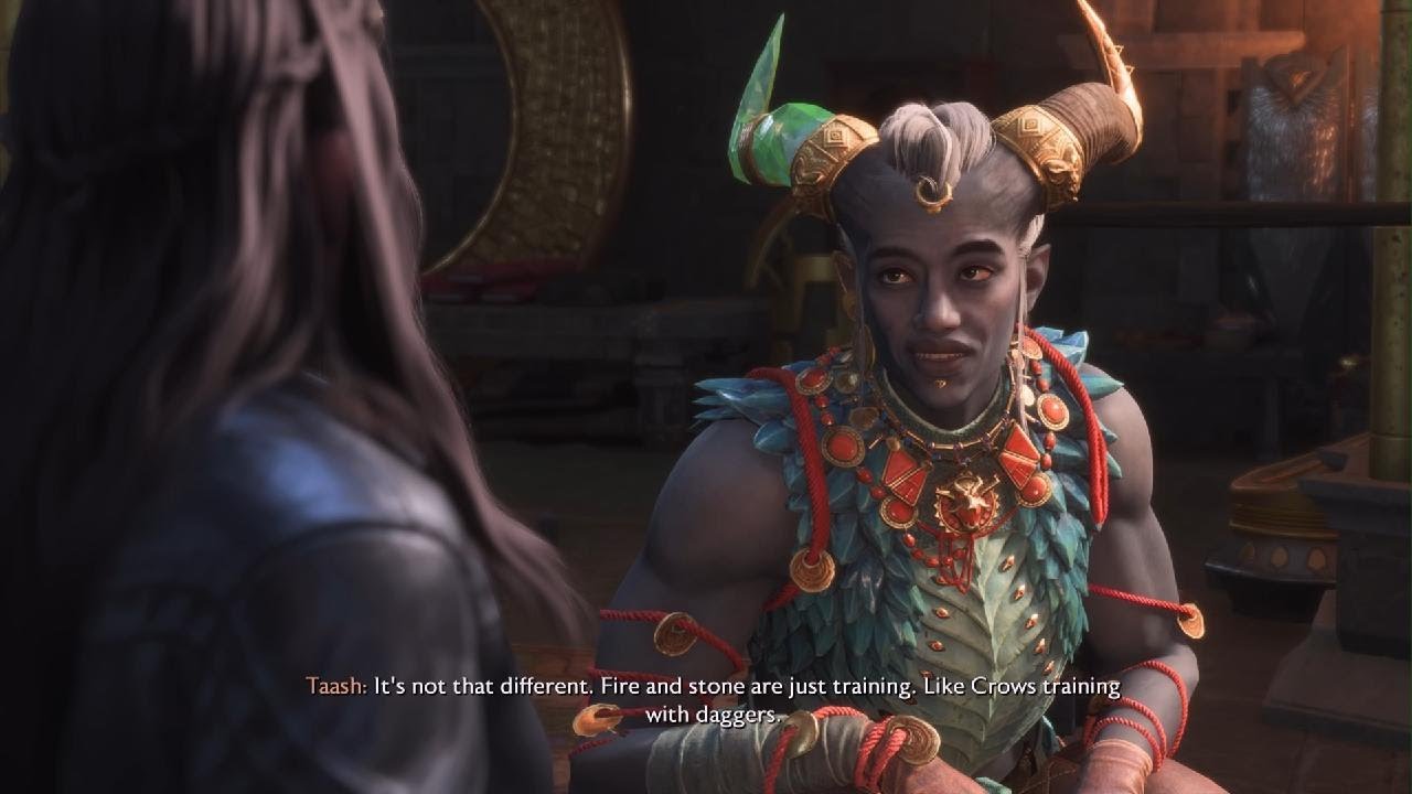 Taash and Harding Compare Their Magic - Dragon Age: The Veilguard - YouTube