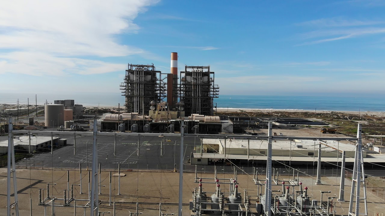 Abandoned Power Plant, Ormond Beach, Oxnard, CA from DJI MAVIC Air ...