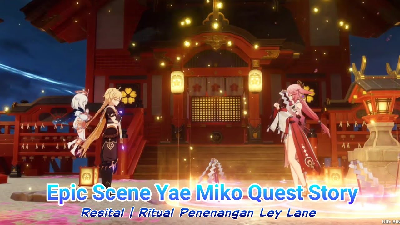 Epic Scene Yae Miko Quest Story | Ritual Resital - YouTube
