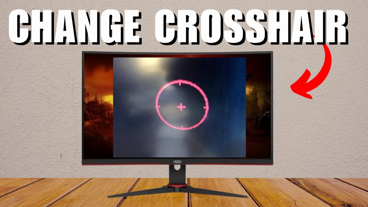 How to Change Red Crosshair In AOC - YouTube