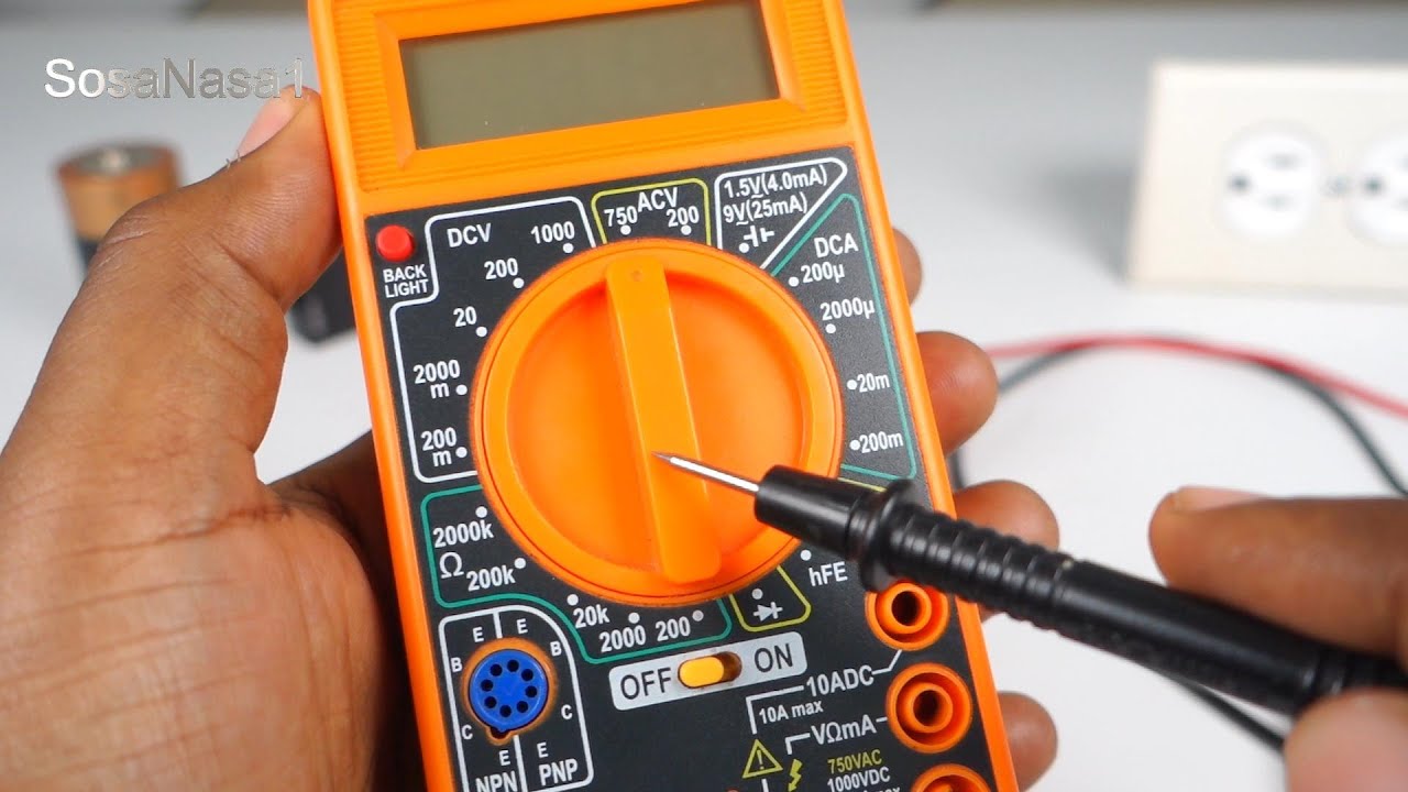 How to use basic digital multimeter (mini course) - YouTube