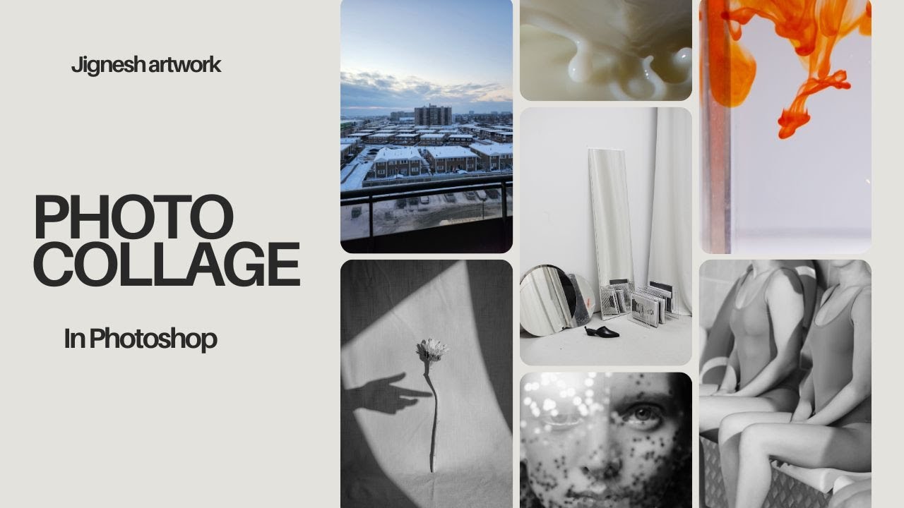 How to Make a Collage in Photoshop @jigneshartwork / Photoshop tutorial ...