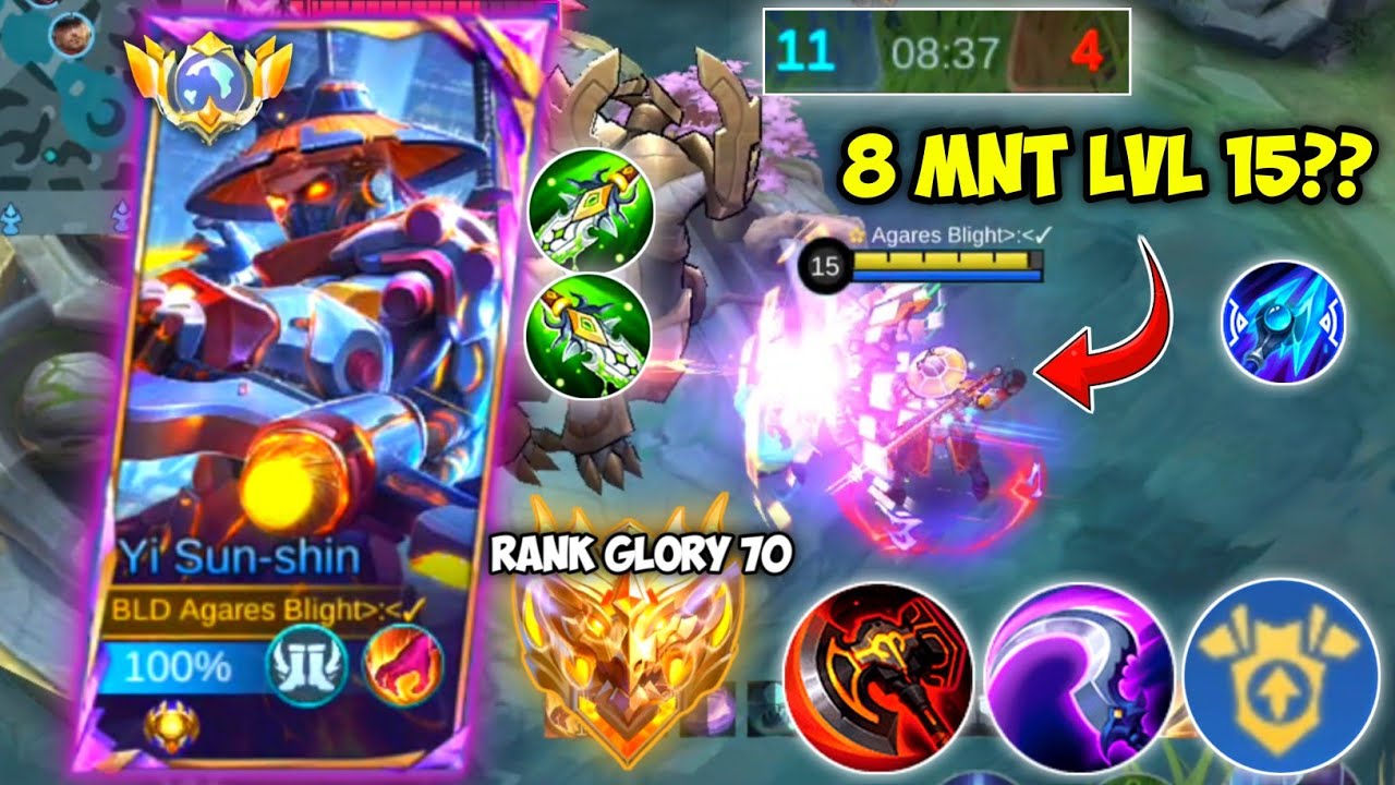 8 MNT LVL 15!! YSS PERFECT ROTATION GAMEPLAY NEW PATCH/UPDATE | ROTASI ...