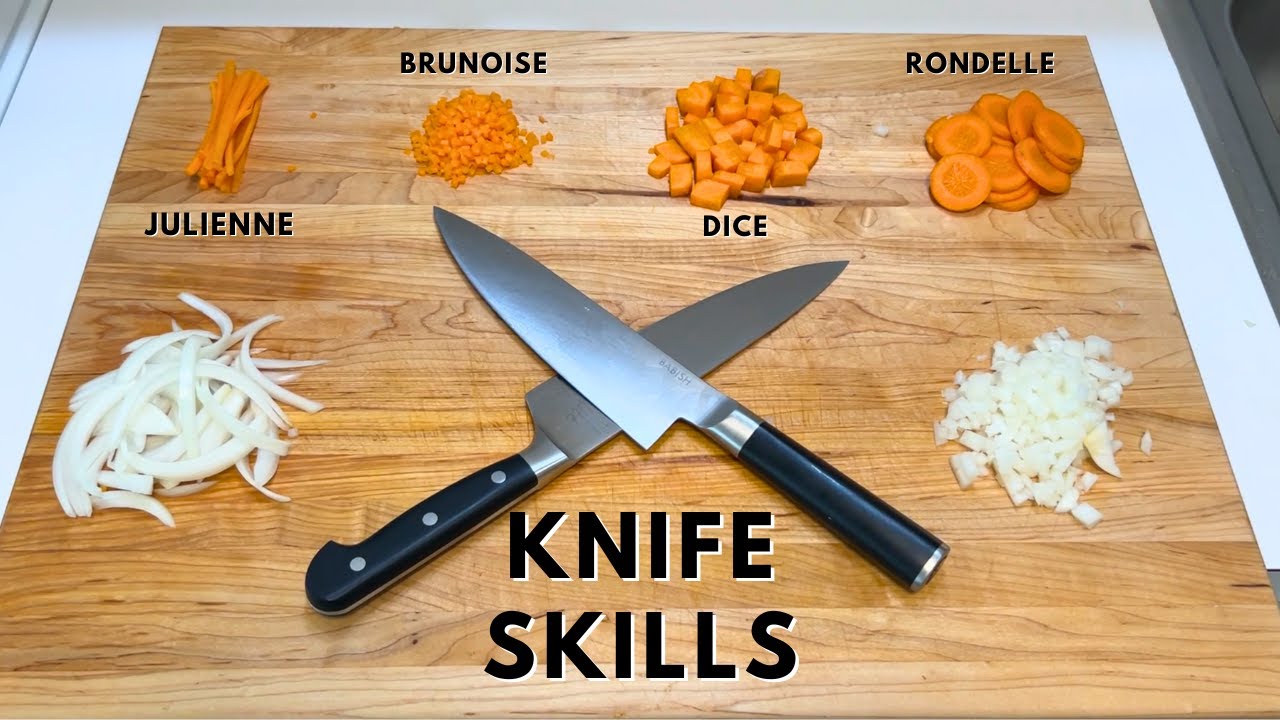 Home Cooking Knife Skills You Should Practice - YouTube