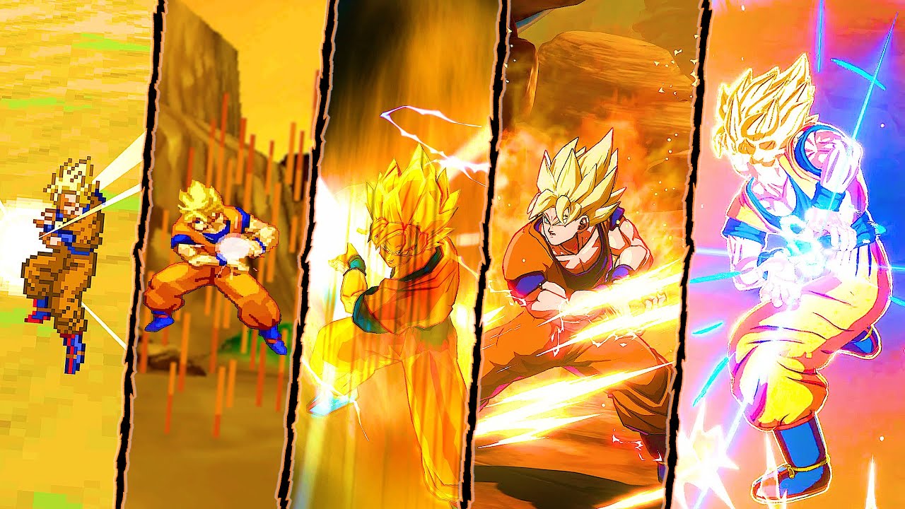 Goku Super Saiyan's INSTANT TRANSMISSION KAMEHAMEHAVOLUTION - YouTube