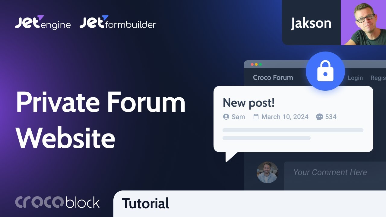 How to Create a Private Forum on WordPress | JetPlugins - YouTube