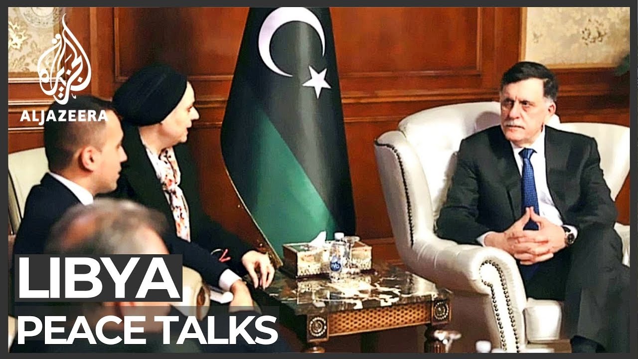 Italy's Di Maio holds talks with Libya's rival leaders - YouTube