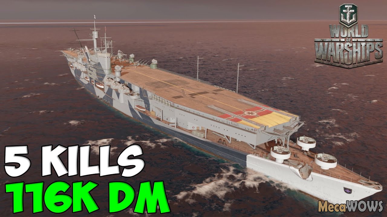 World of WarShips | Max Immelmann | 5 KILLS | 116K Damage - Replay ...