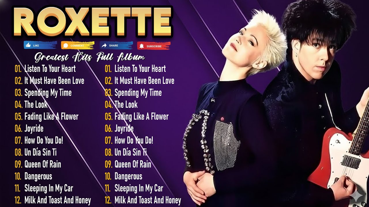 Best Songs Of Roxette - Roxette Greatest Hits Full Album - 70s 80s 90s ...