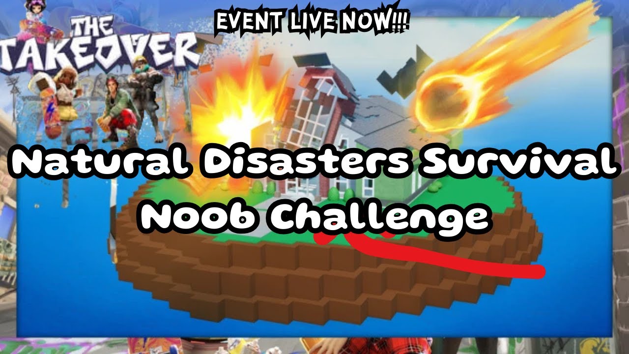 How to Beat Noob Quest | Natural Disaster Survival | Roblox Takeover ...