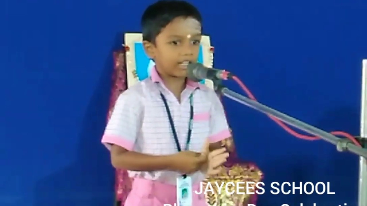 Bharathiar Day Celebration Jaycees school erode - YouTube