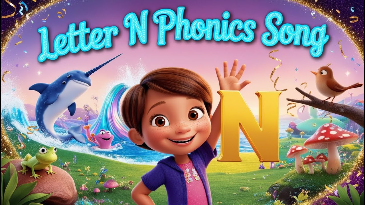 The Letter N Song - Learn the Alphabet-N is for Narwhal ...