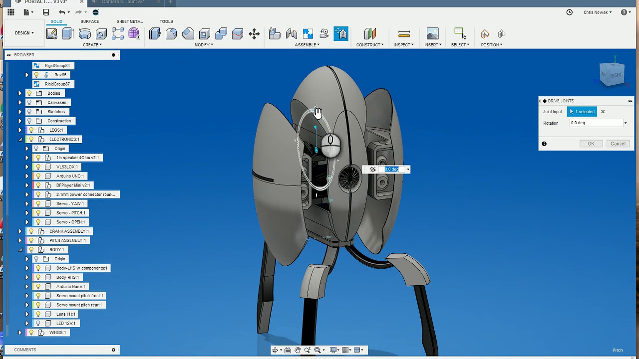 Portal Turret motions - YouTube