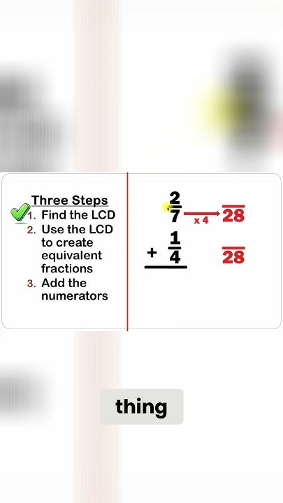 Master Equivalent Fractions - LCD Simplified Guide - YouTube