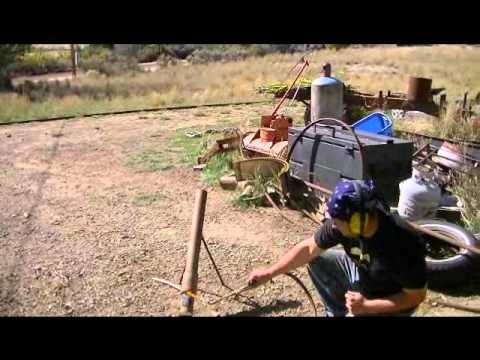 Oxy-acetylene pipe cannon.wmv - YouTube